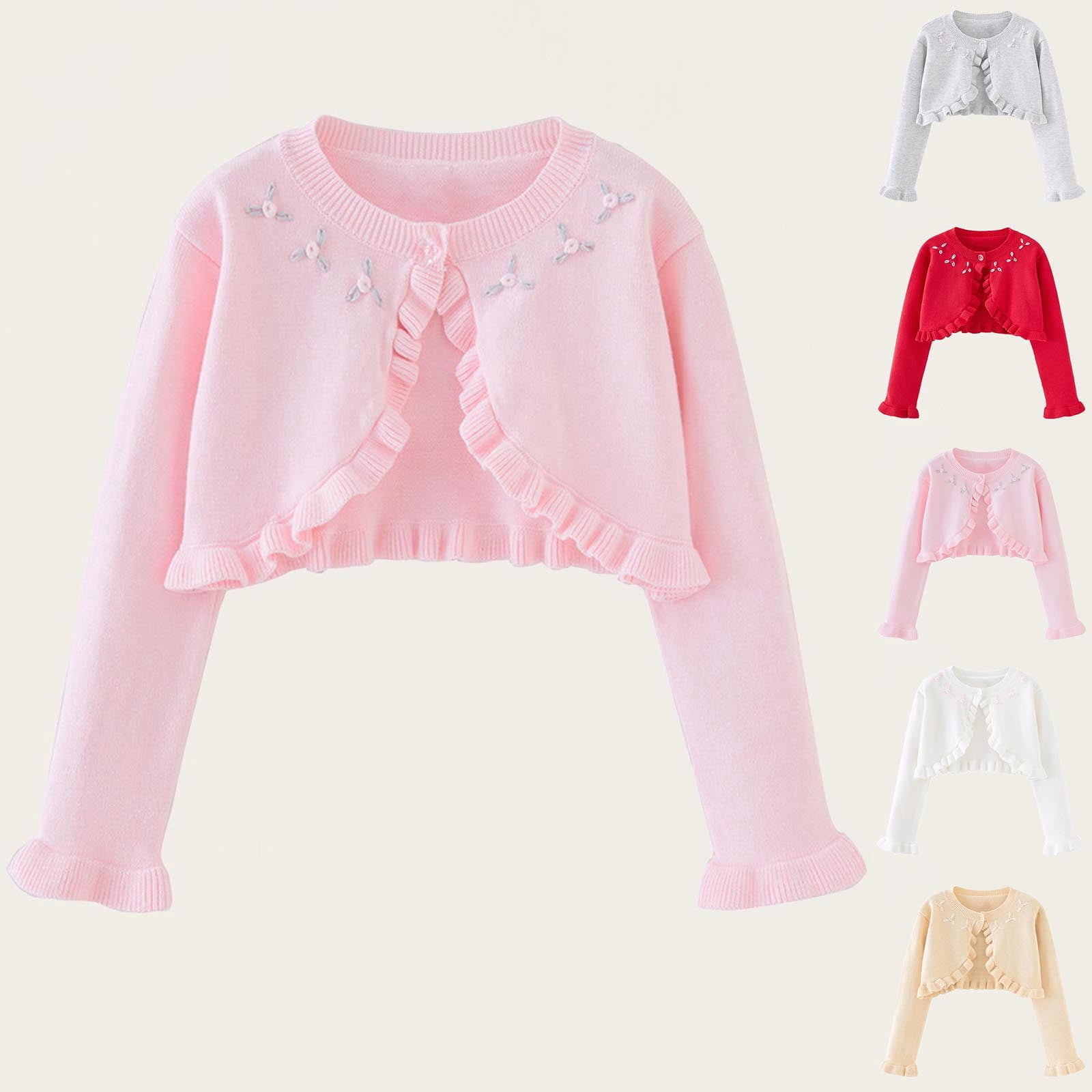Children's Cardigan for Unisex Boys Girls 1-10Years Toddler Kids Long ...