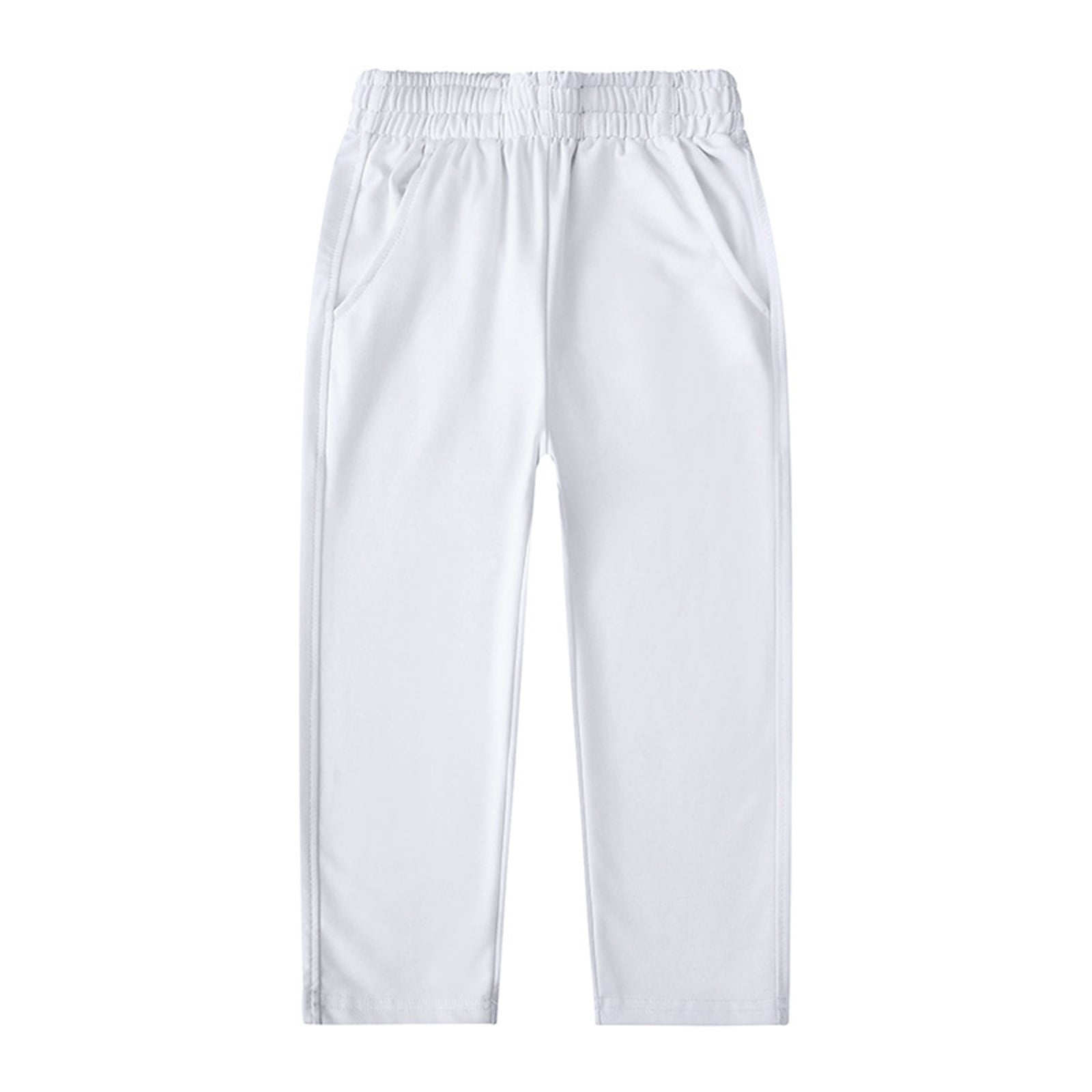 Children's Casual Pant - Boys Girls Straight Leg Casual Pants Soft ...