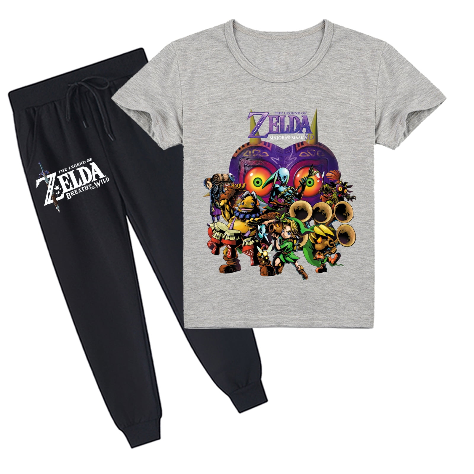Children's Casual Sporty Wear: The Legend of Zelda Cotton Short Sleeve ...