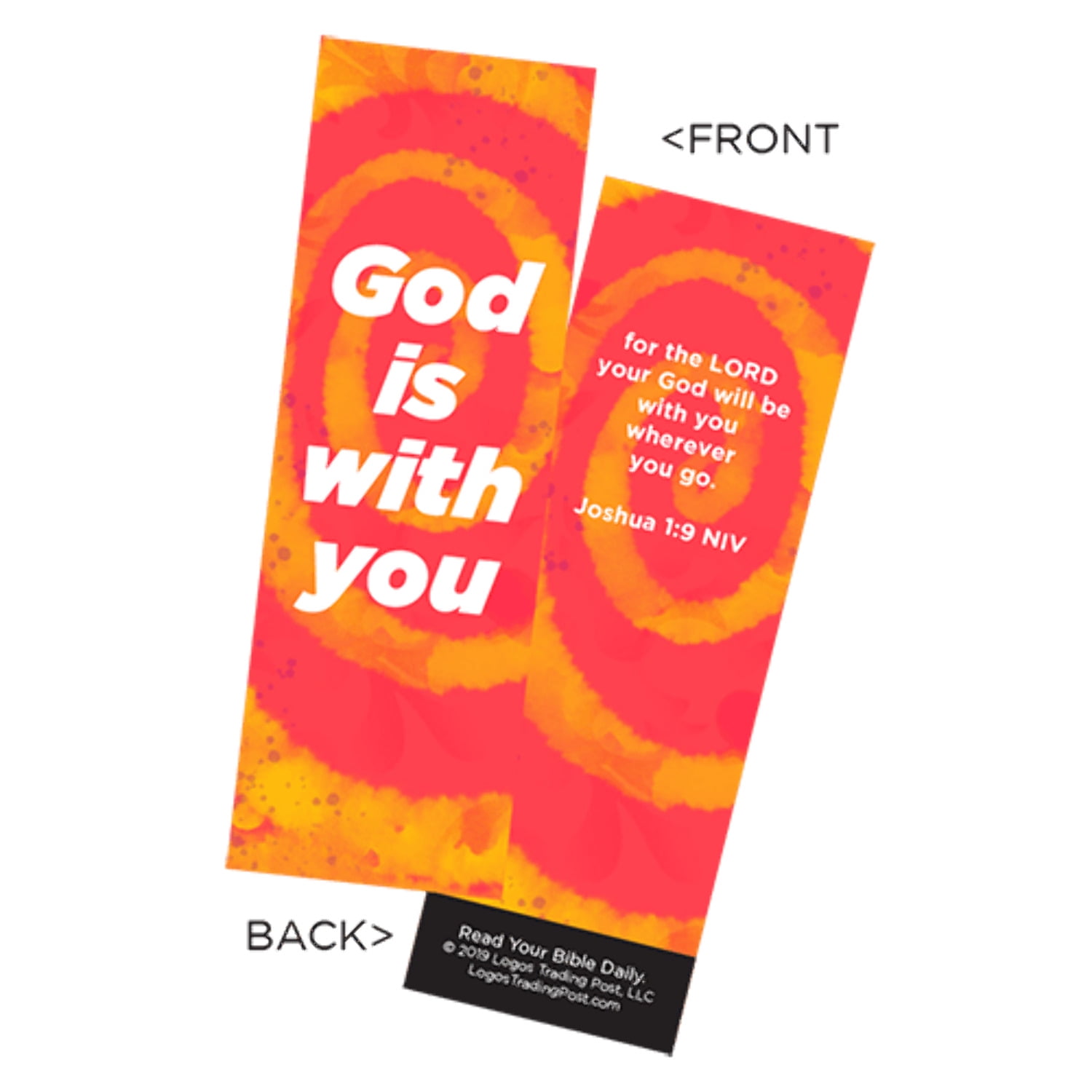 Children's Christian Bookmark, God is With You, Joshua 1:9 - Pack of 25 ...