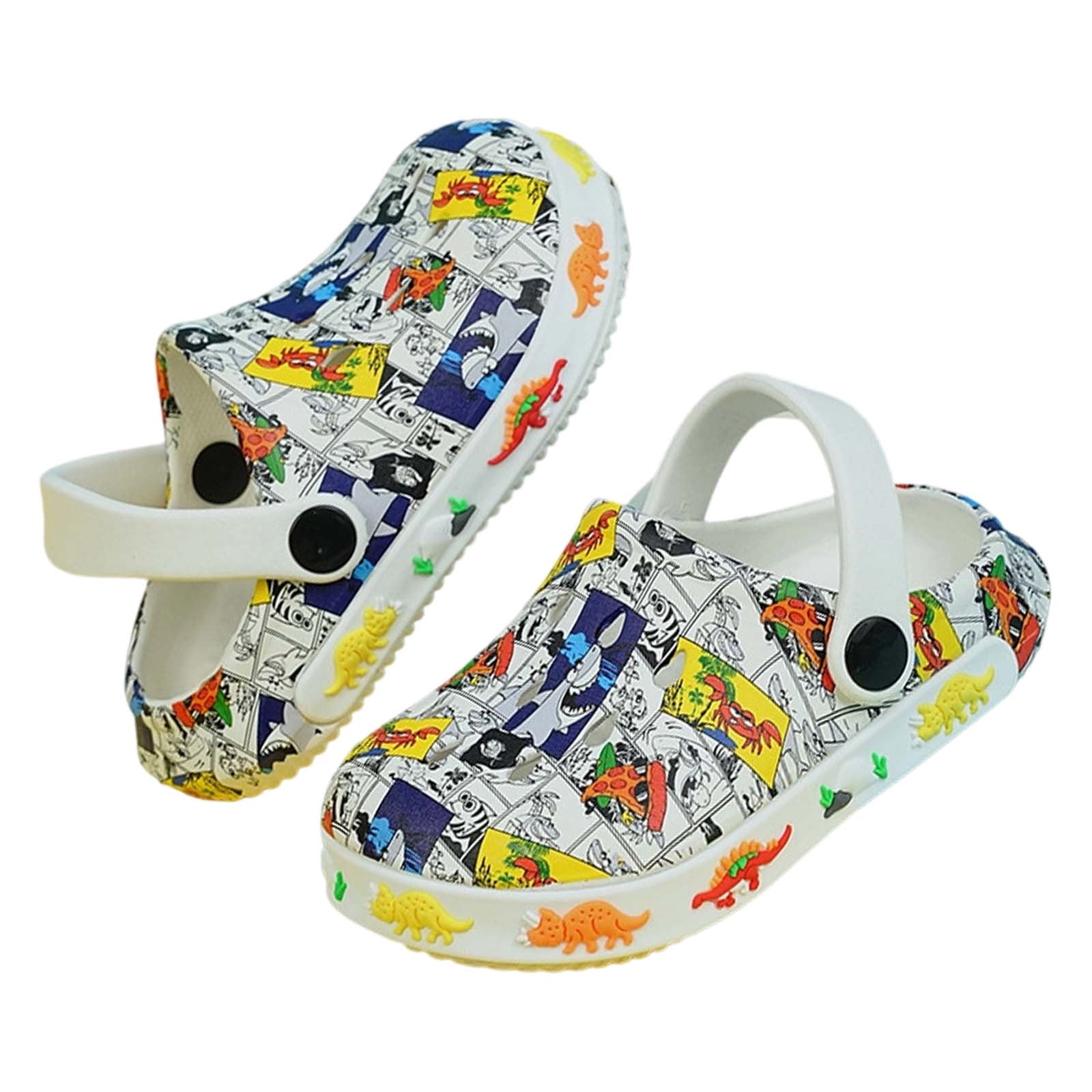 Children's Clogs Boys and Girls Cute Cartoon on Garden Clogs ...