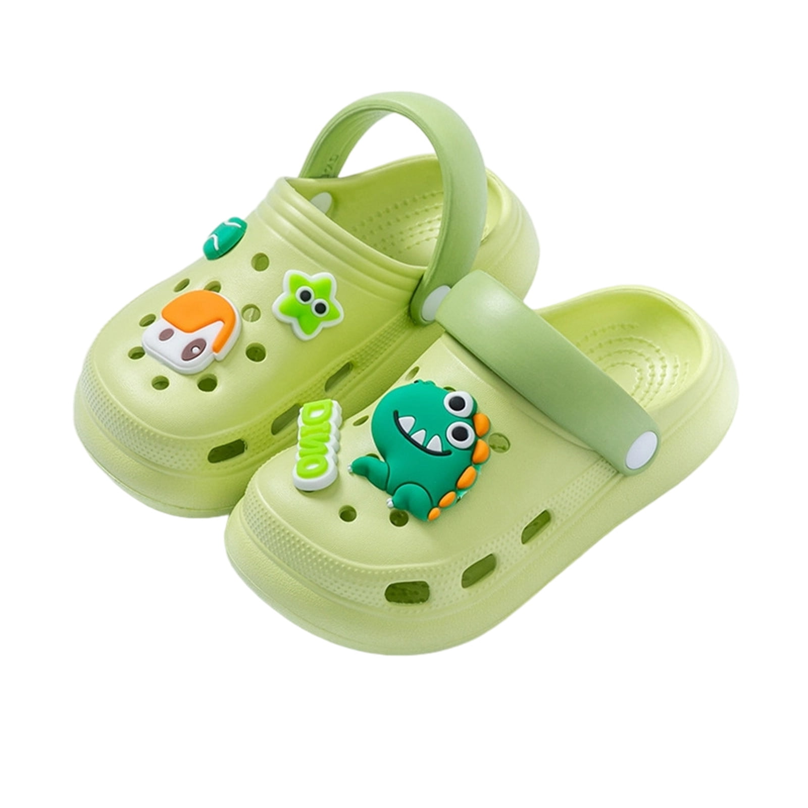 Children's Clogs Boys and Girls Cute Cartoon on Slides Sandals One-Foot ...