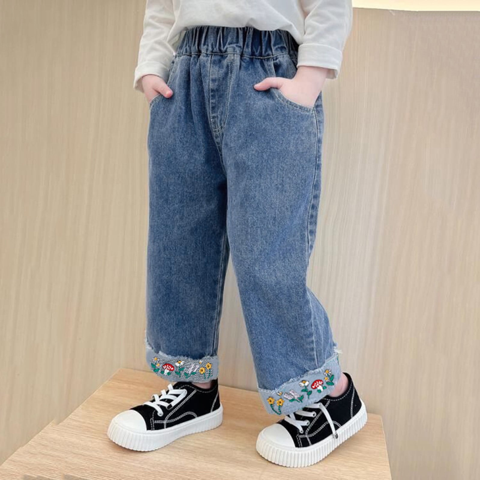 Children's Clothes 2024 Fall New Children Cute Casual Pants Fashion Fan ...
