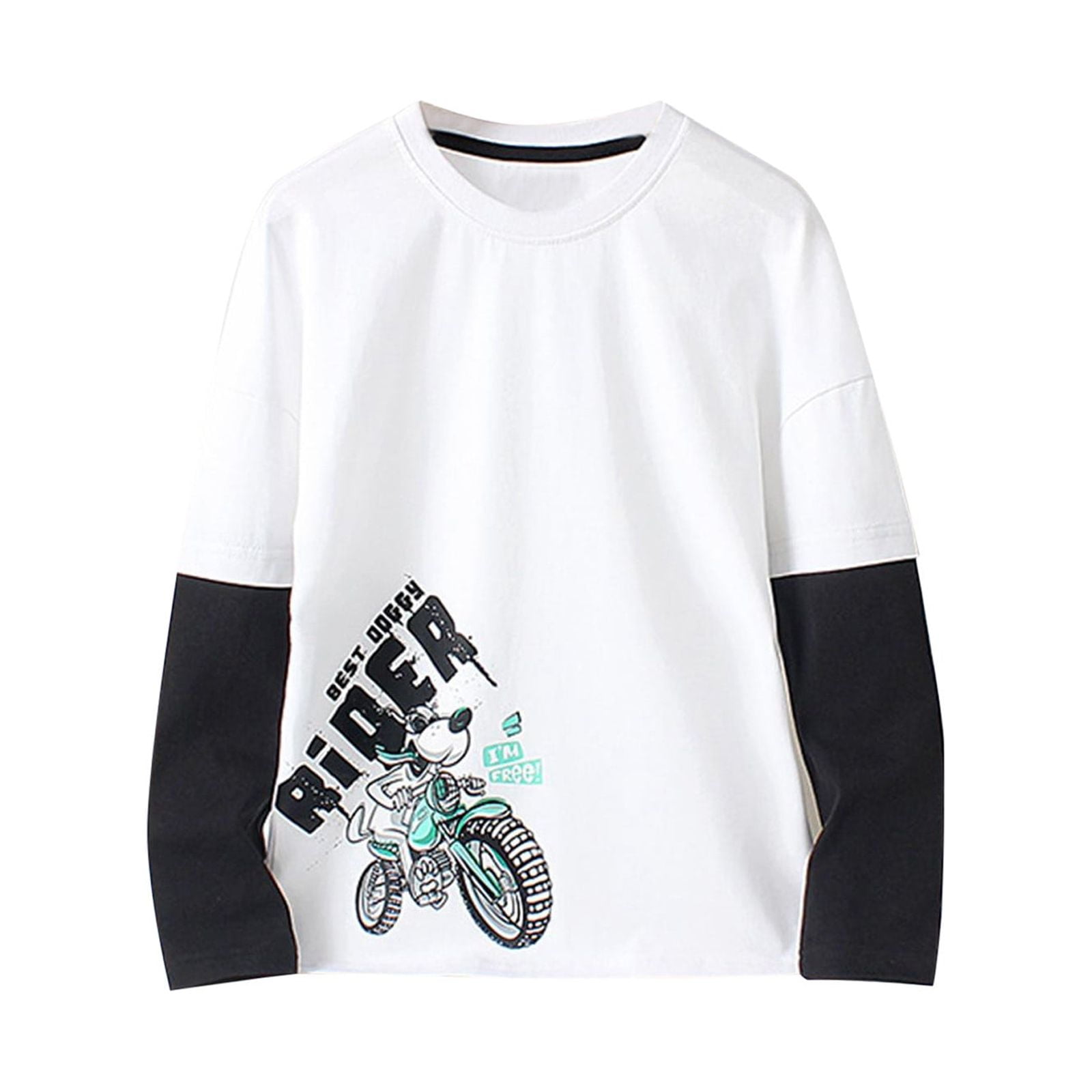 Children's Clothing Autumn New Children's Long Sleeve T Shirt Big ...