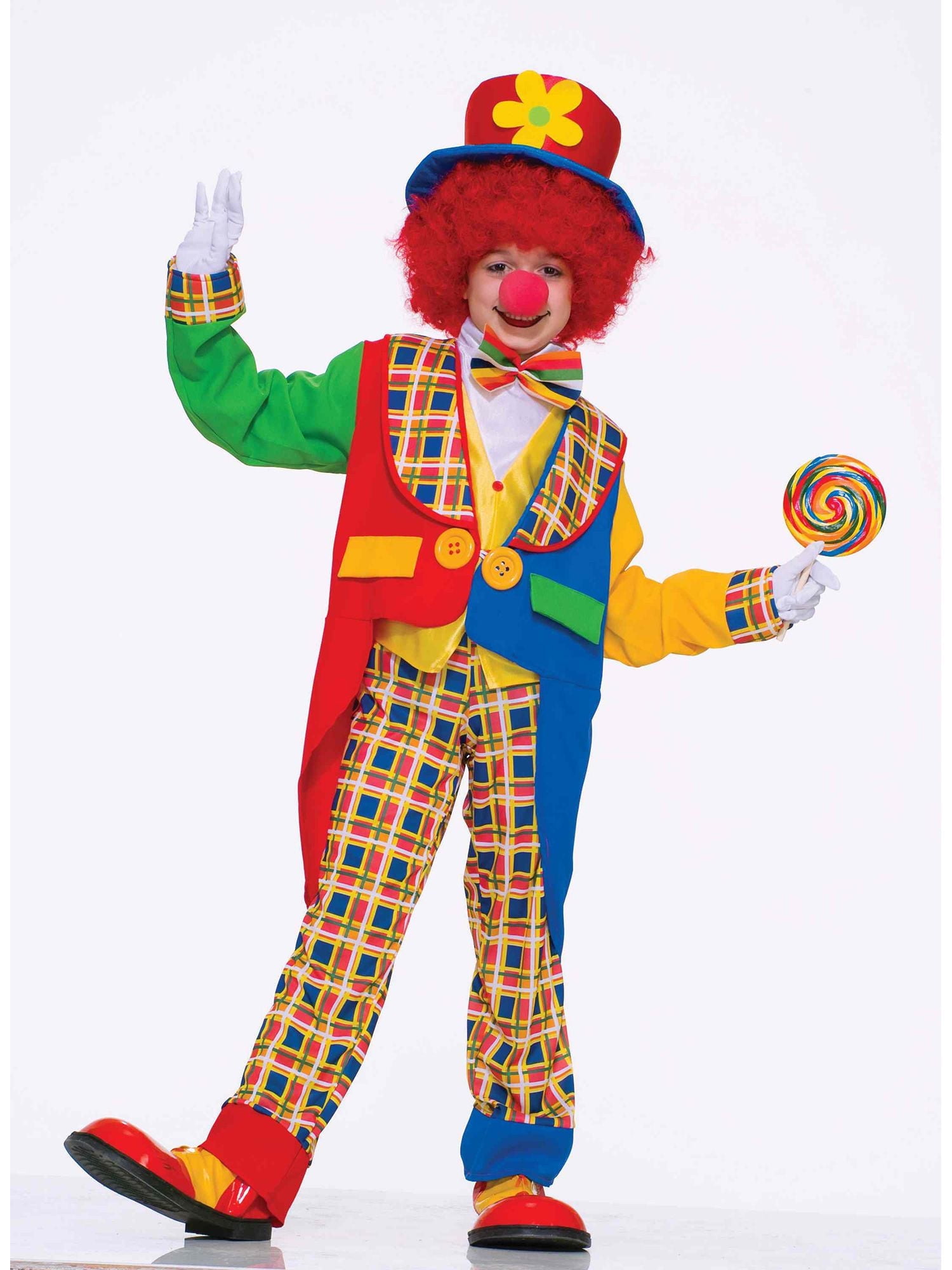 Rubies Clown Around Town Costume for Kids, Unisex Small - Walmart.com