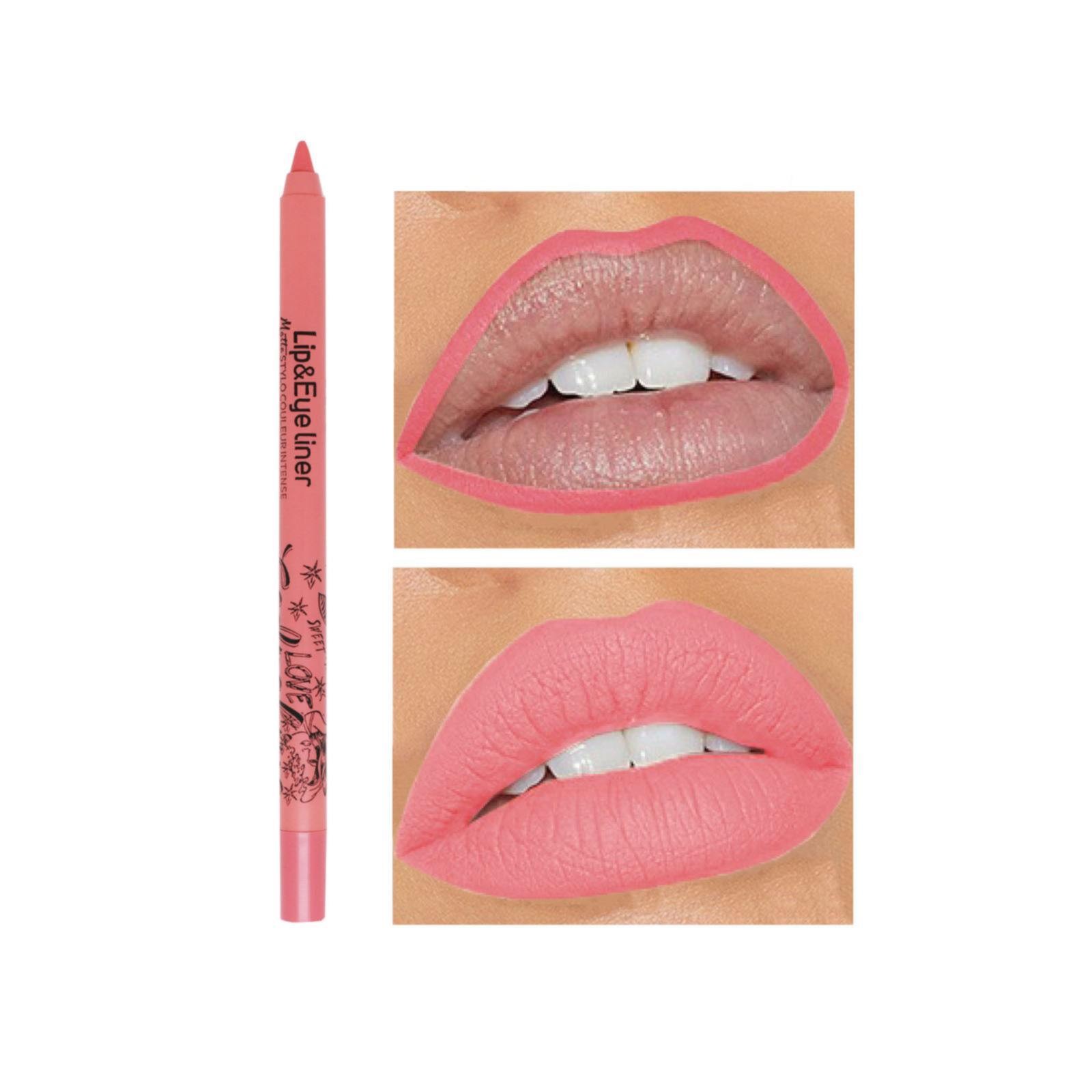 Children's Day Clearance 20 Colors of Lip Liner Lipstick Pen Not Easy ...