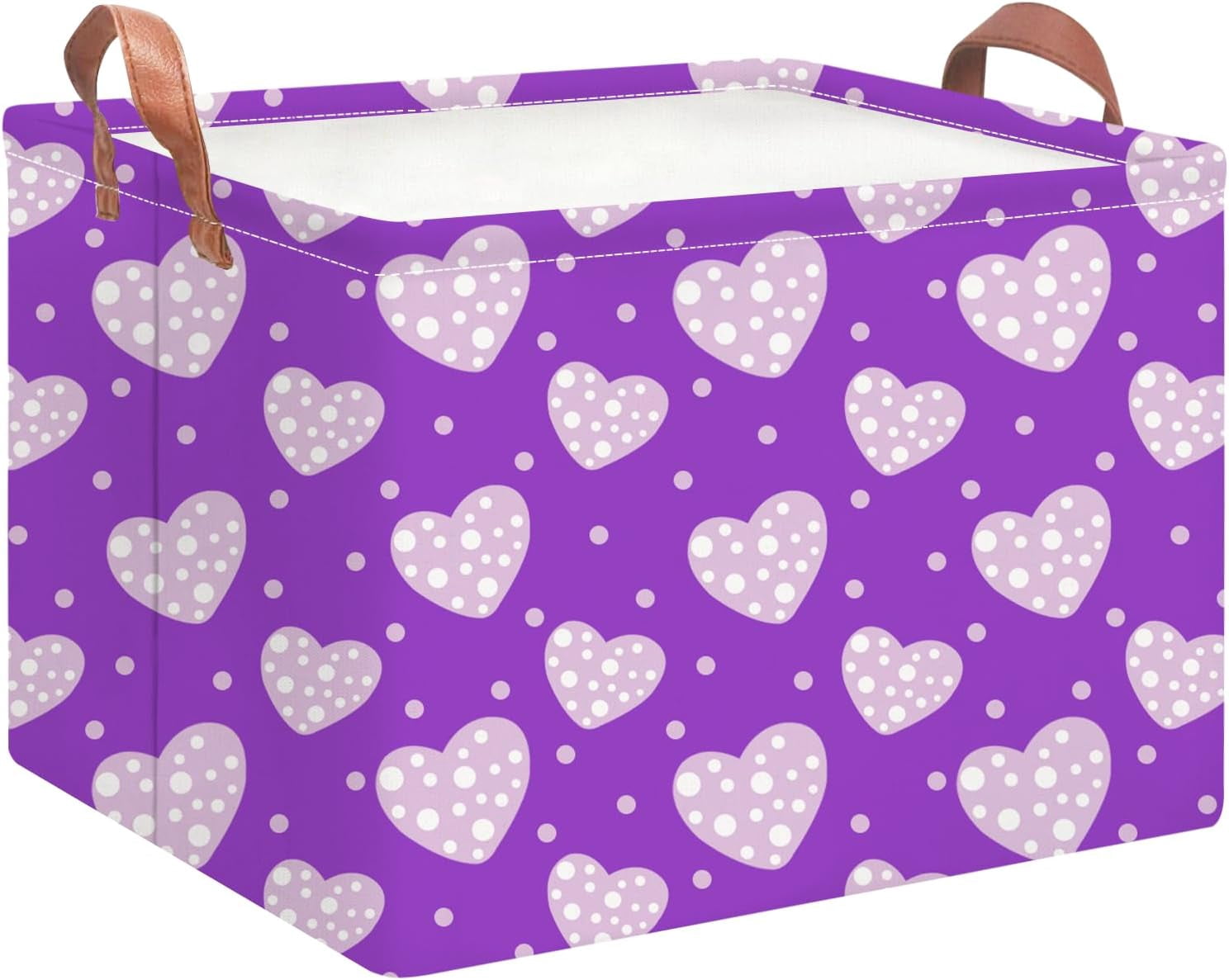 Children's Day Gifts Father Purple Love Fabric Storage Basket Empty ...