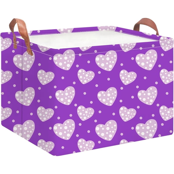 Children's Day Gifts Father Purple Love Fabric Storage Basket Empty ...