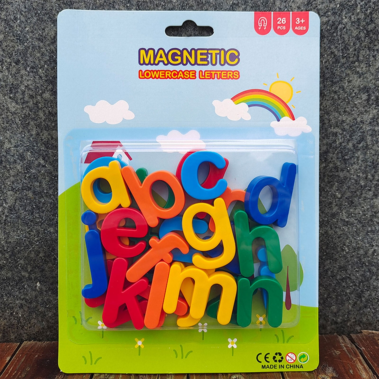 Children's Digital Stickers English Letters Learning Toy Refrigerator ...