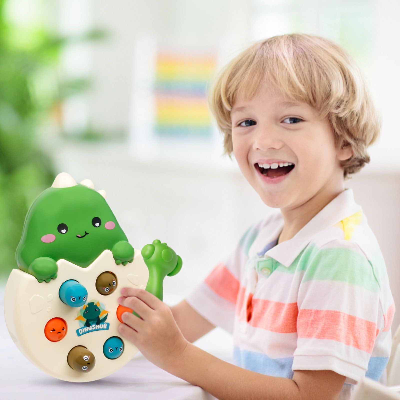 Children's Dinosaur Ground Mouse Game Toy Baby Early Childhood ...