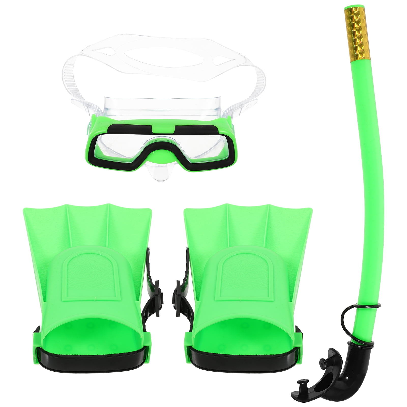 Children's Diving Suit Swimming Snorkeling Device Eye Glasses Light Set ...