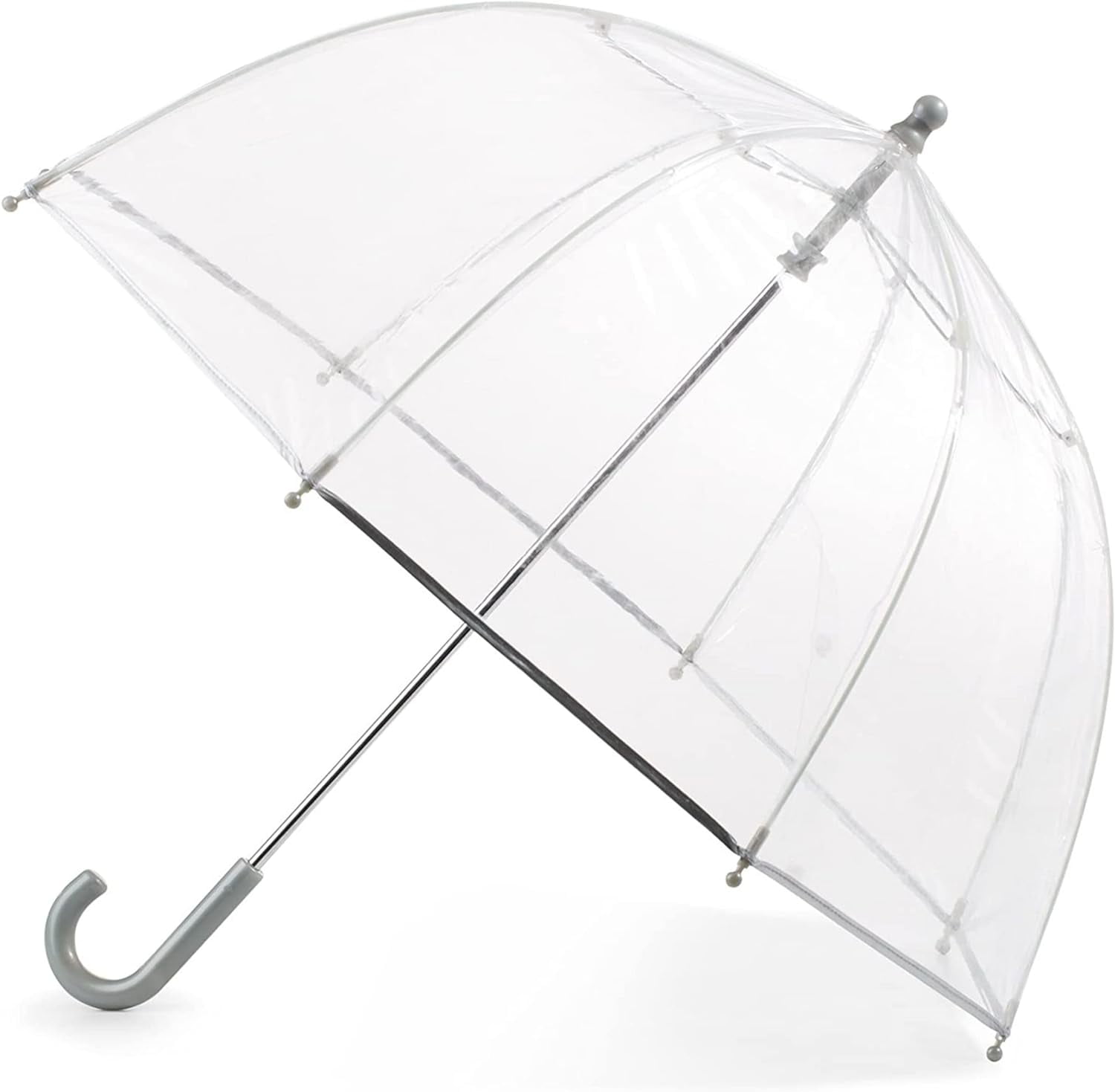 Children's Dome Bubble Rain Umbrella, Kids, Clear, Fiberglass Frame ...