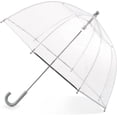 Children's Dome Bubble Rain Umbrella, Kids, Clear, Fiberglass Frame ...