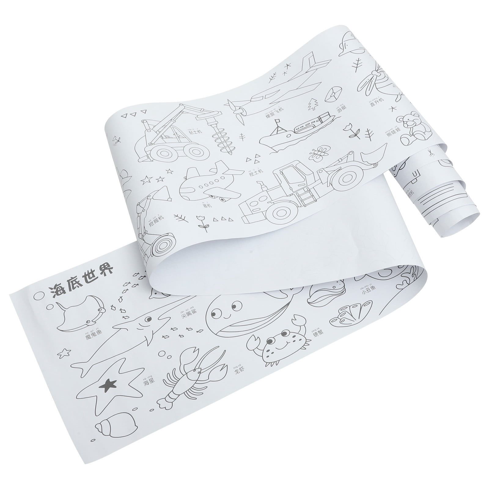 Children's Drawing Roll - Coloring Paper Roll for Kids Drawing Paper ...