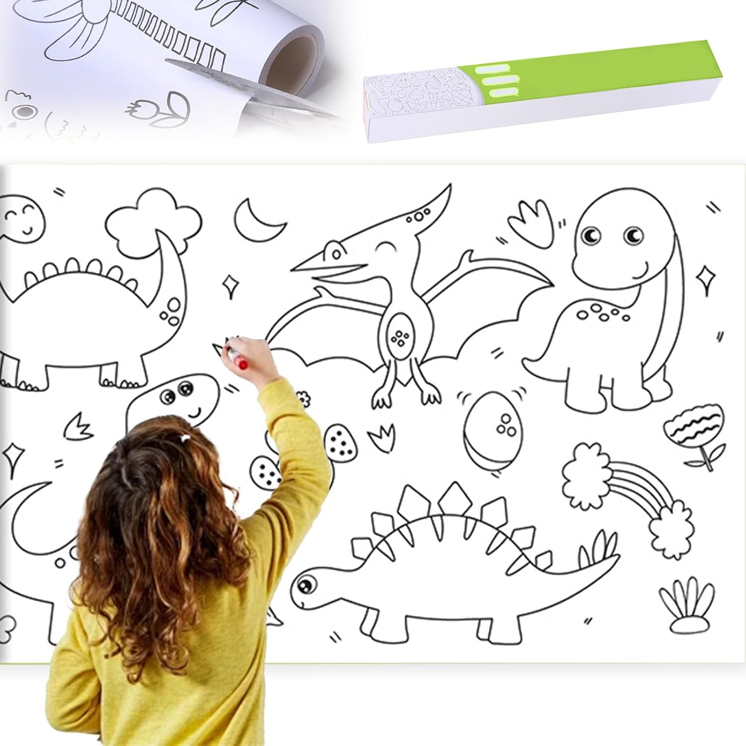 Children’s Drawing Roll Paper, 2025 New Art Paint Drawing Paper for ...