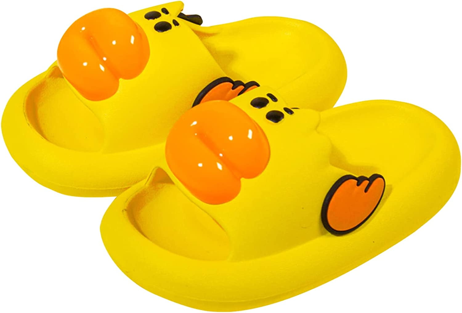 Children's Duck Slippers Sandals Toddler Drag Cute Little Yellow Duck ...