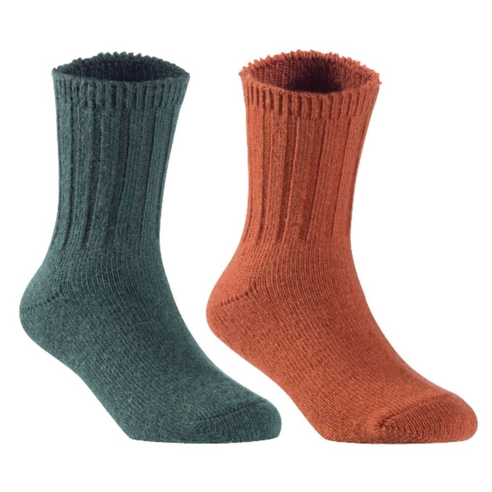 Children's Durable, Stretchable, Thick & Warm Wool Crew Socks. Perfect ...