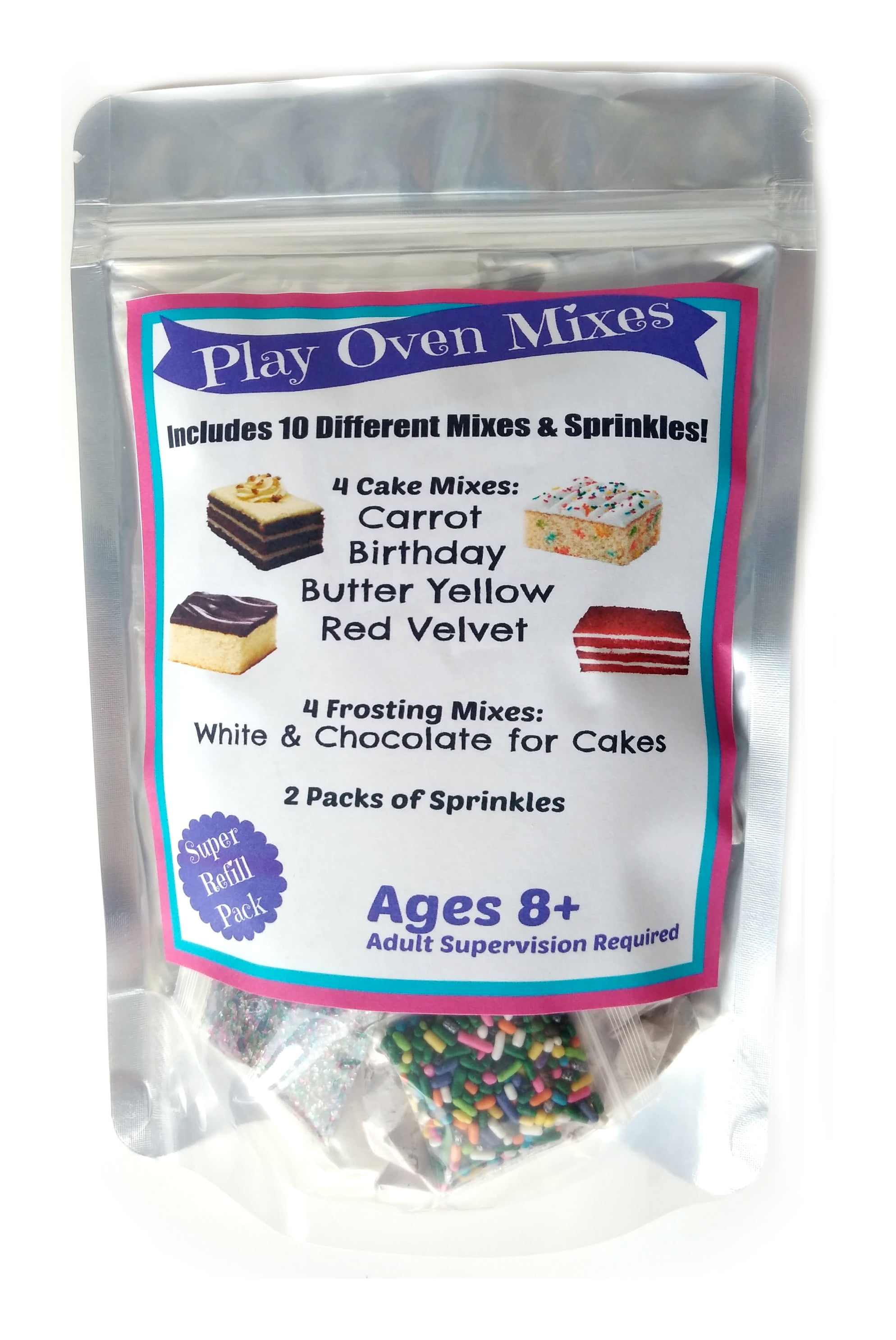 Walmart's Children's Creative Fun Bake Oven Mixes, 10 Cake Mega Refill ...