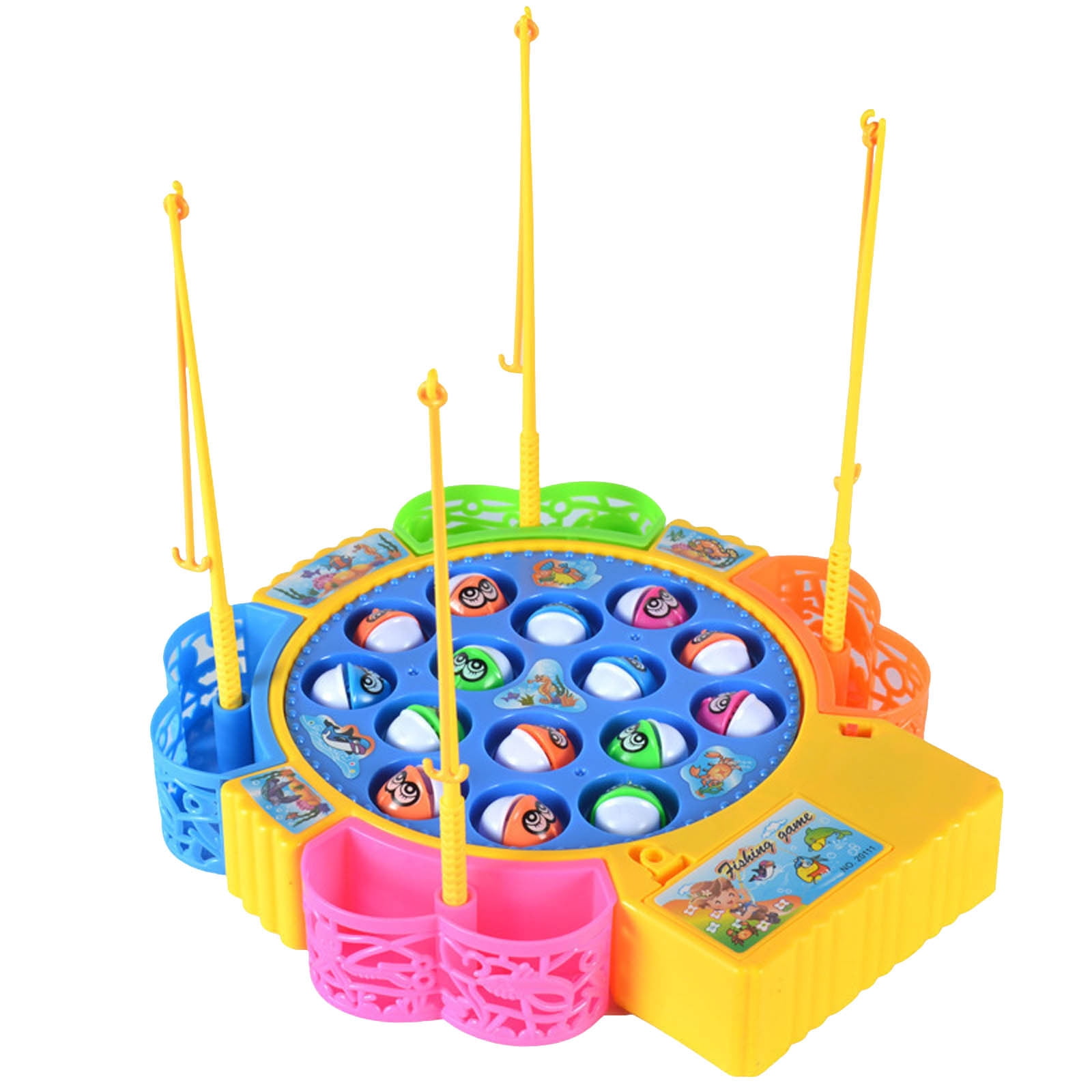 Huashengg Children's Educational Fishing Game Toy Set With Musical ...