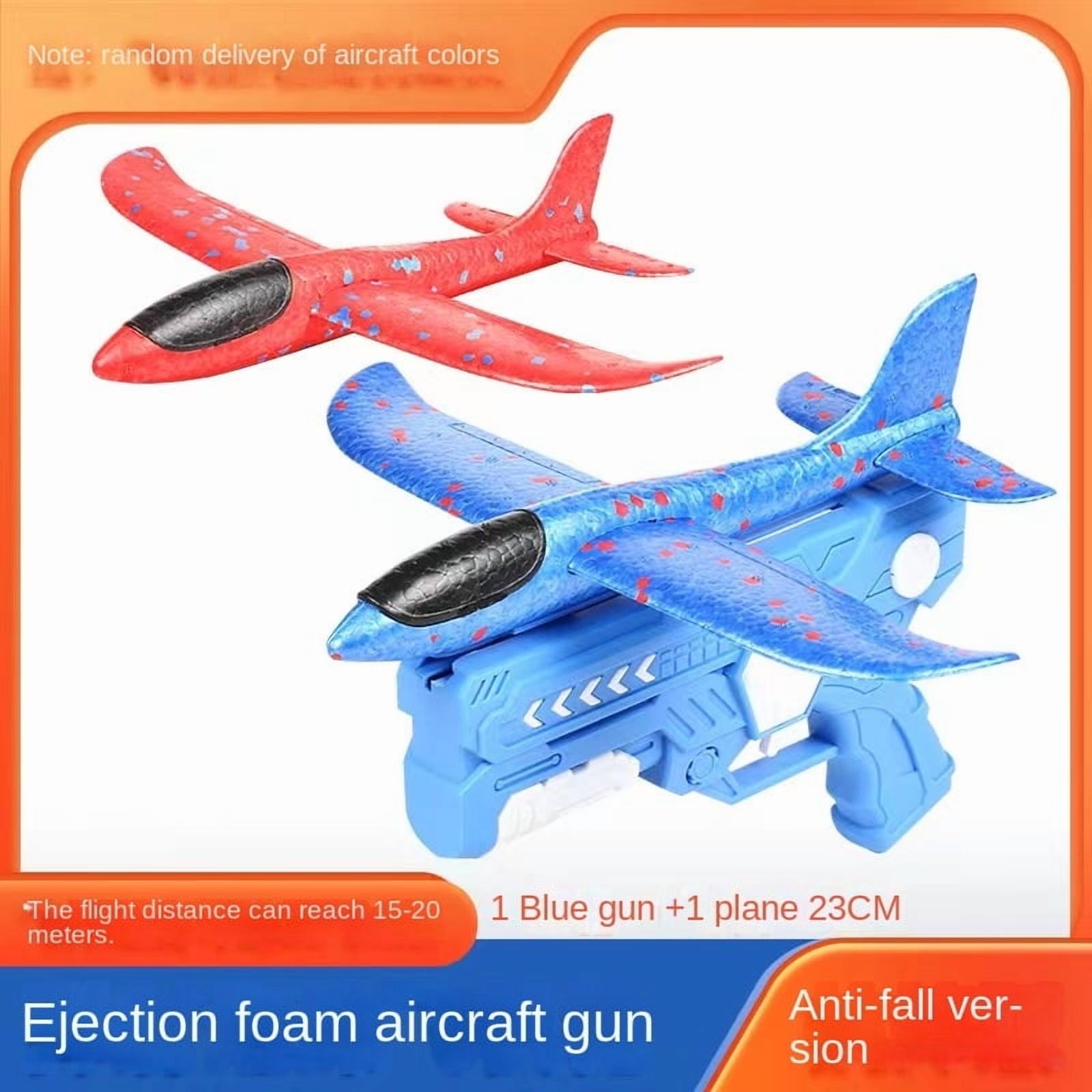Children's Ejection Aircraft Toys Foam Aircraft Glider Parent-child ...