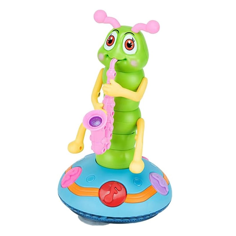 Children's Electric Caterpillar Saxophone Toys, Dancing Saxophone ...