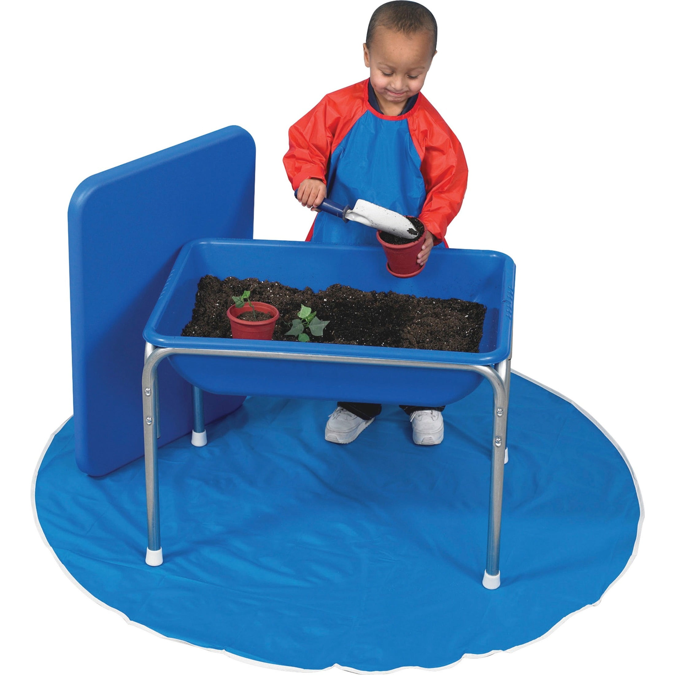 Children's Factory Small Sensory Table and Lid Set - Rectangle Top ...