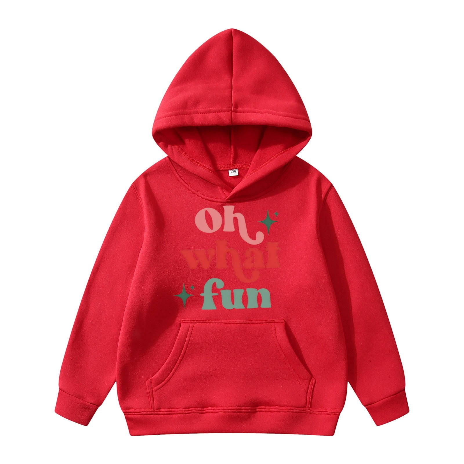 Children's Fashion Hooded Pullover Casual Winter Letters English Print ...