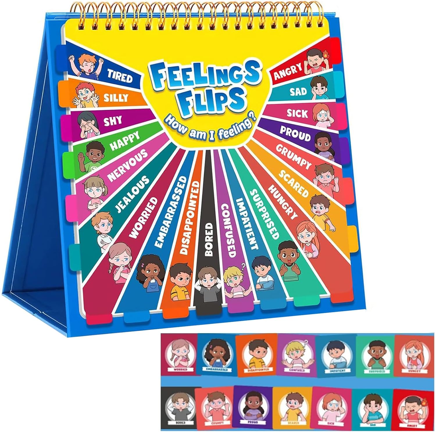 Children's Feelings and Emotions Book – A Fun Flipbook for Emotional ...