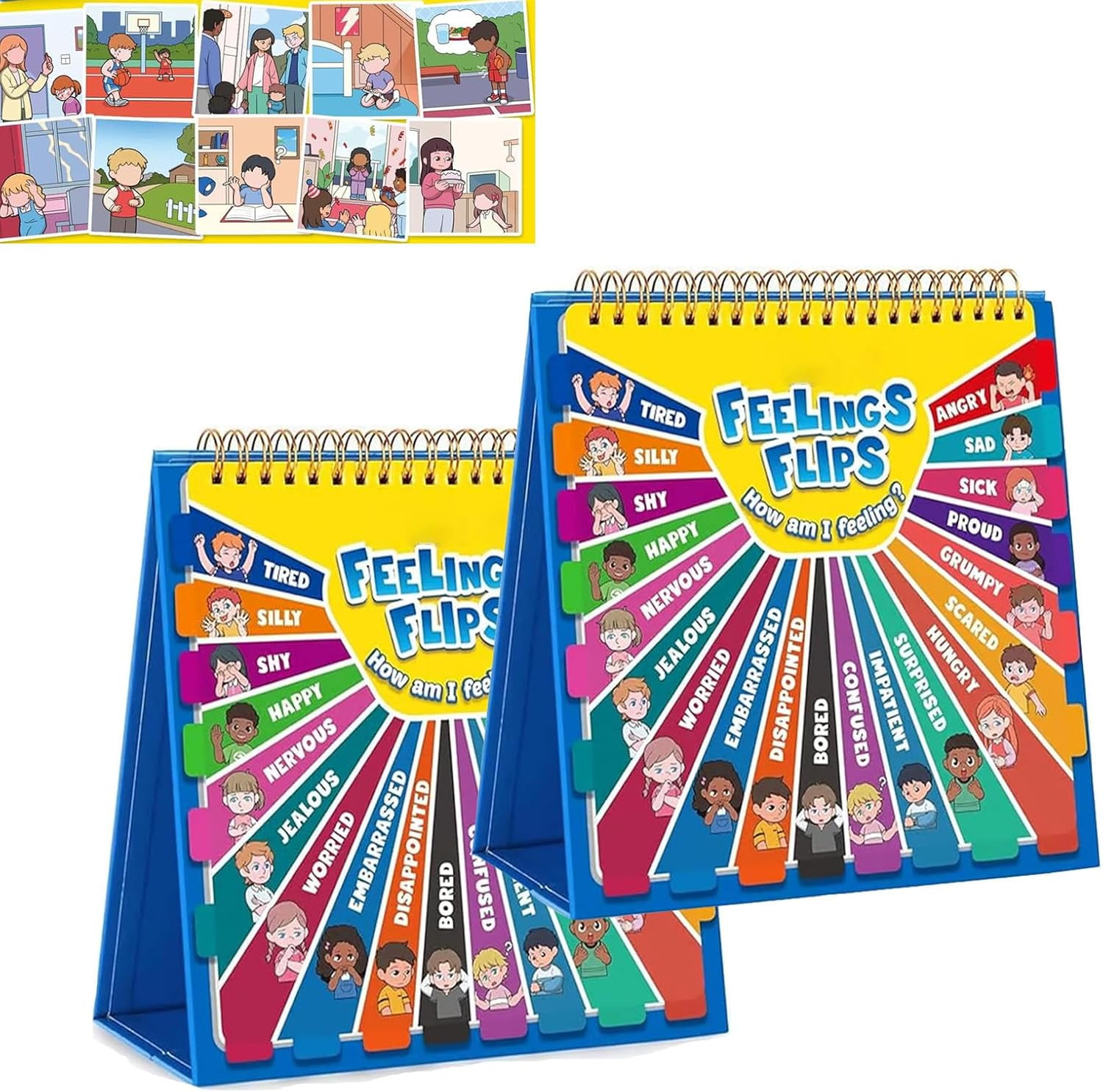 Children's Feelings and Emotions Book A Fun Flipbook for Emotional ...