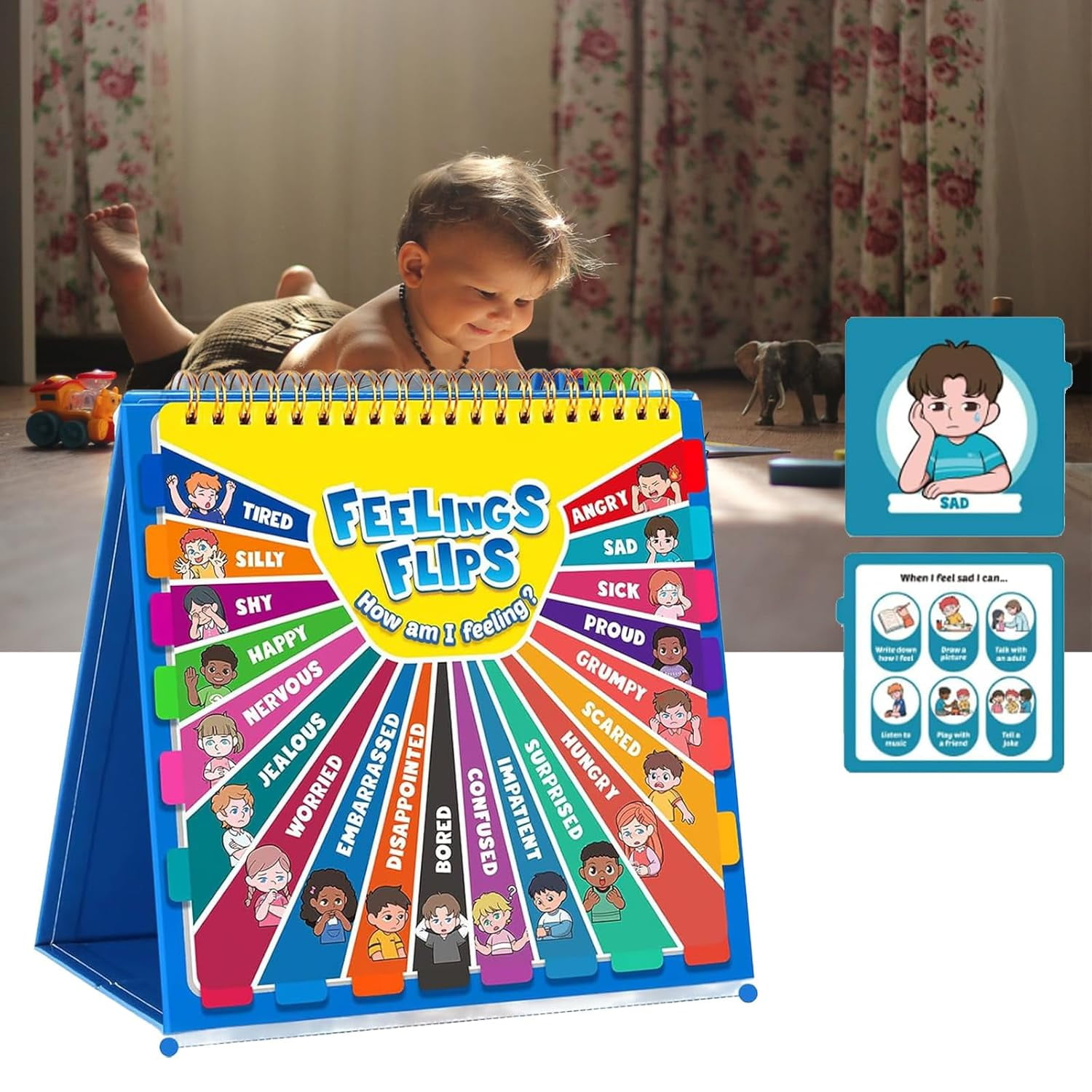 Children's Feelings and Emotions Book – A Fun Flipbook for Emotional ...