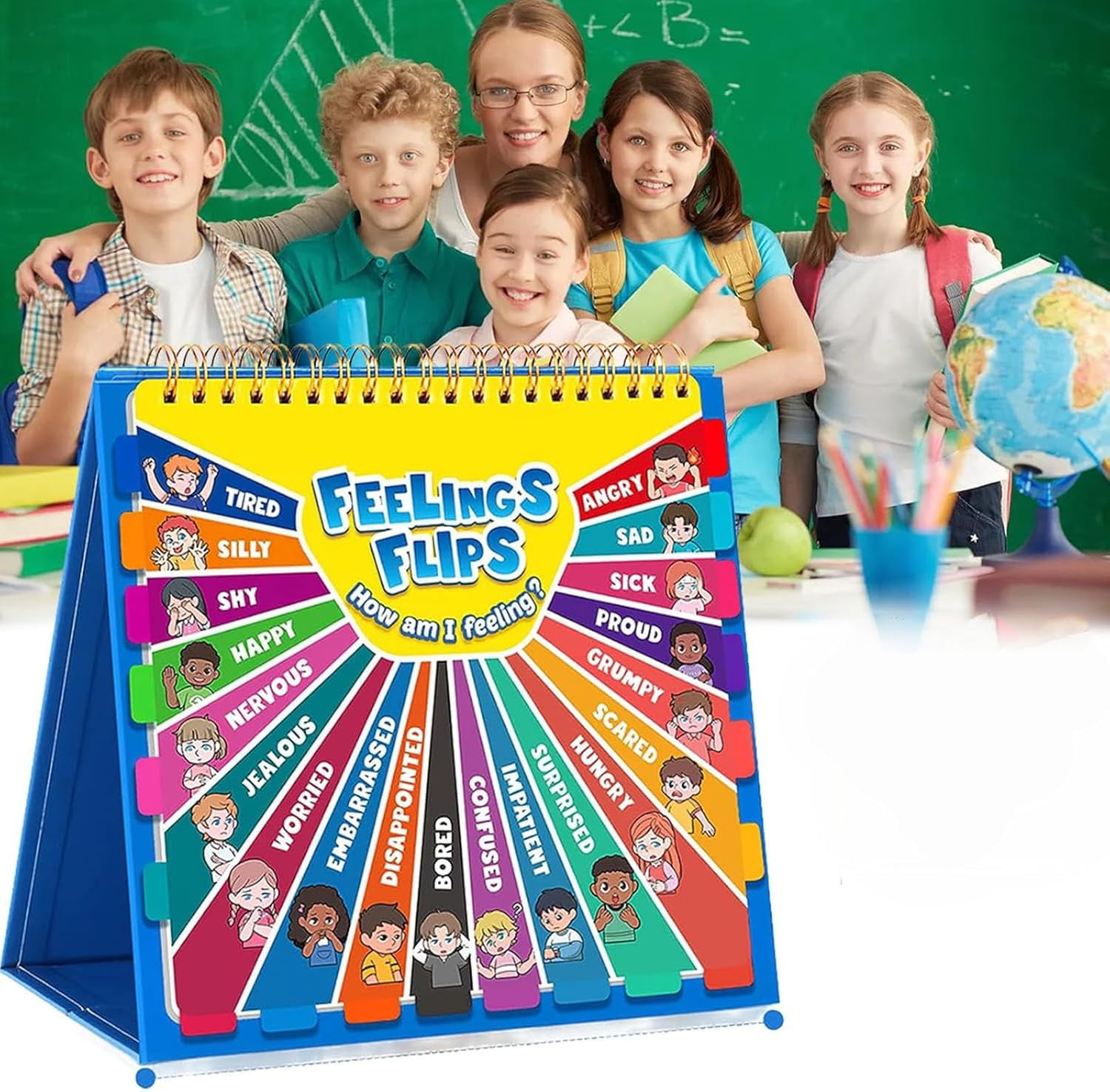 Children's Feelings and Emotions Book A Fun Flipbook, Feelings Flip ...