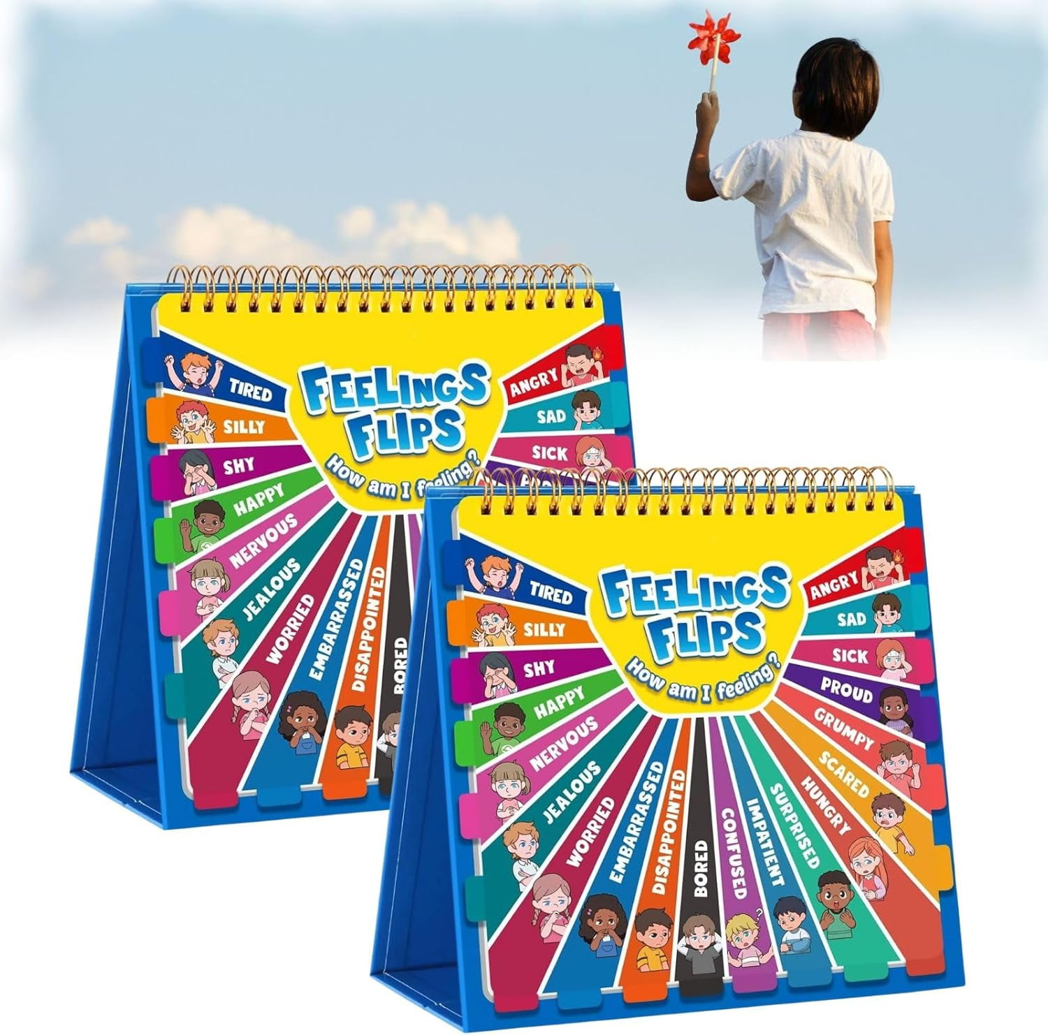 Children's Feelings and Emotions Book A Fun Flipbook,Feelings Flip Book ...