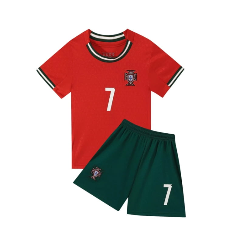 Children's Football Uniform Messi Ronaldo Jersey Set Quick-drying ...