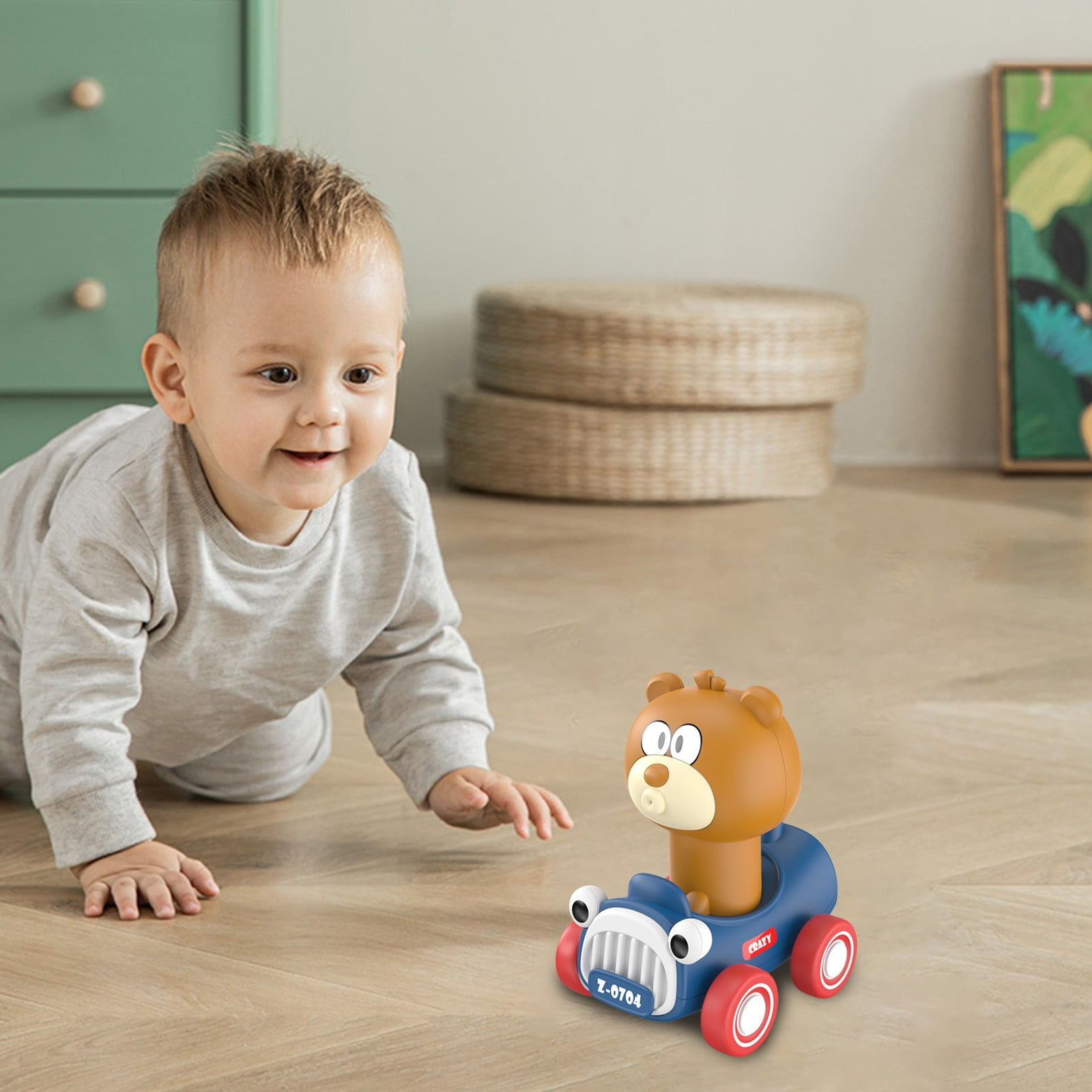 Children's Forward Pressing Toy Car 0-3 Years Old Children's ...