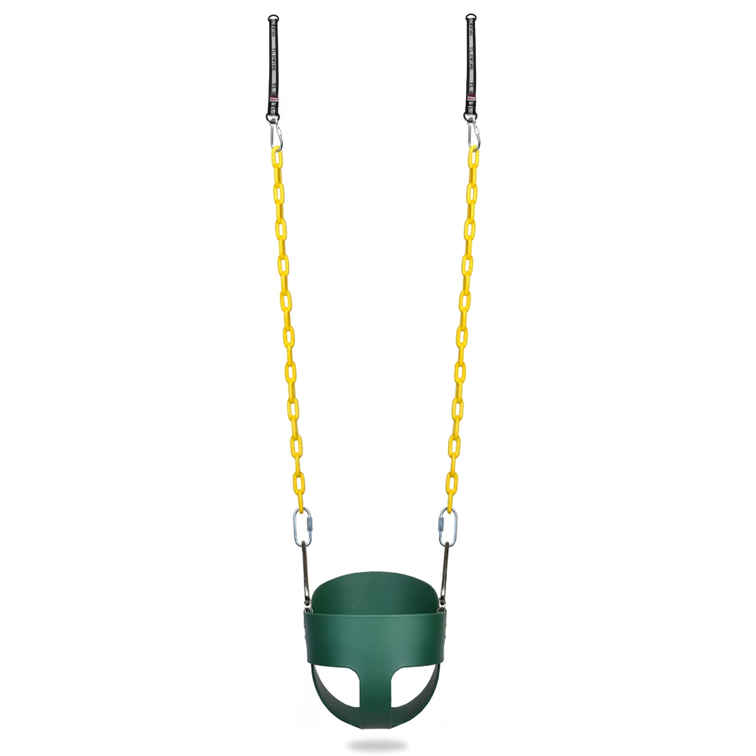 Walmart's Green Full Bucket Swing Seat for Older Kids with Fully Coated ...