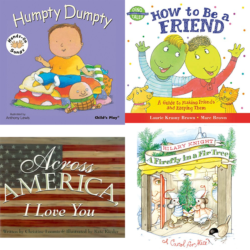 Children's Fun & Educational 4 Pack Hardcover Book Bundle (Ages 3-5 ...