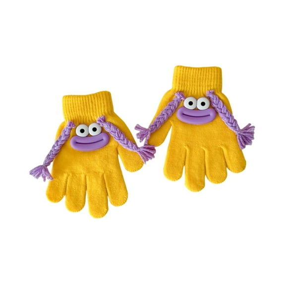 Children's Funny Gloves, Big Mouth, Cute Braids, Boys And Girls' Split ...