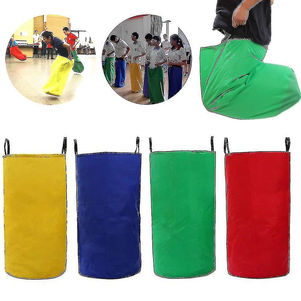 Children's Games Party: 4 Pieces Sack Race Sacks Egg Run Bounce Bag ...