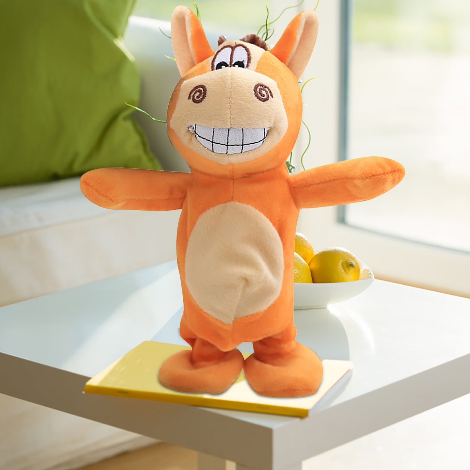 Children's Gift Funny Donkey Talking Walking Plush Toy Doll Electric ...