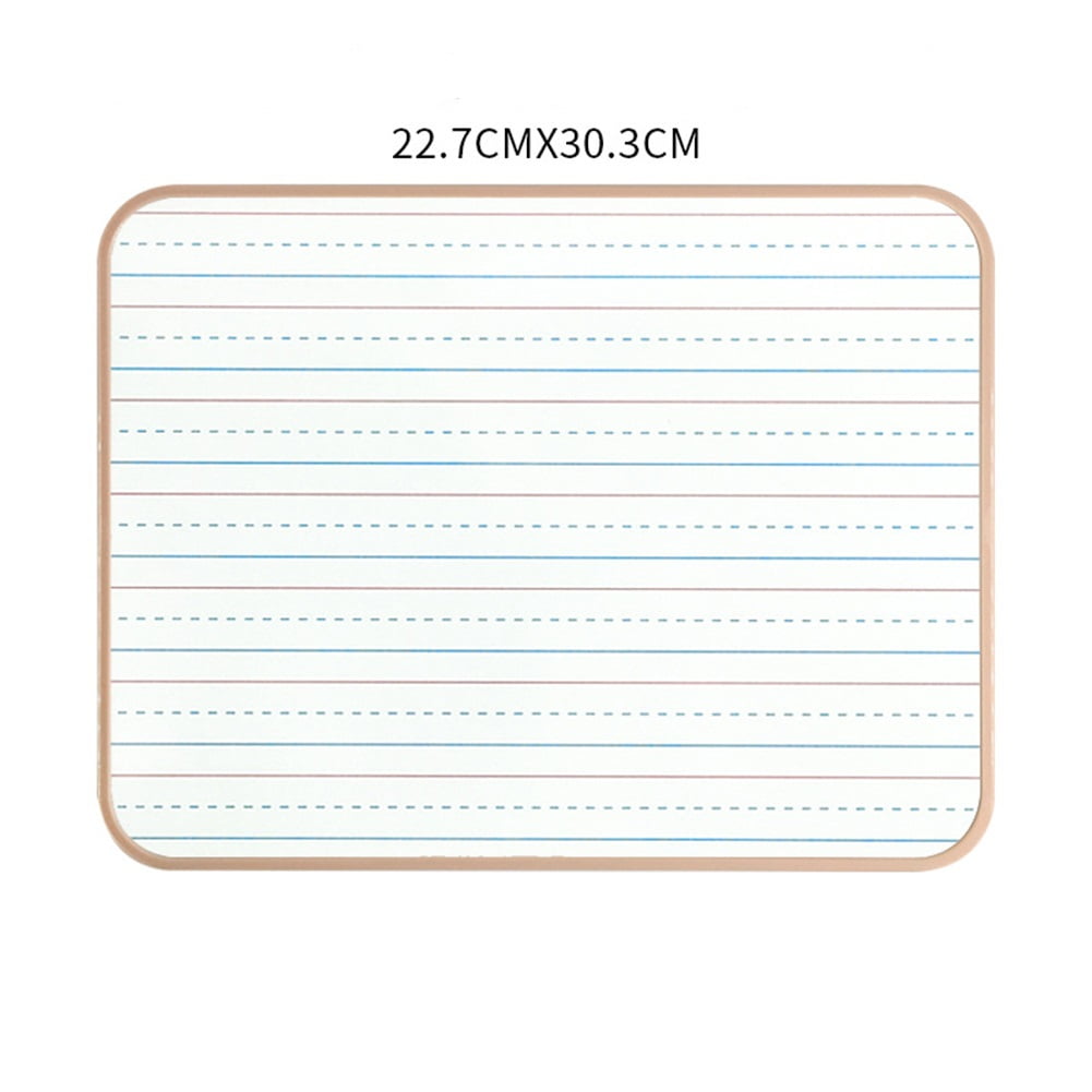 Children's Graffiti Whiteboard Double iSded Four Line Three Plaid Non ...