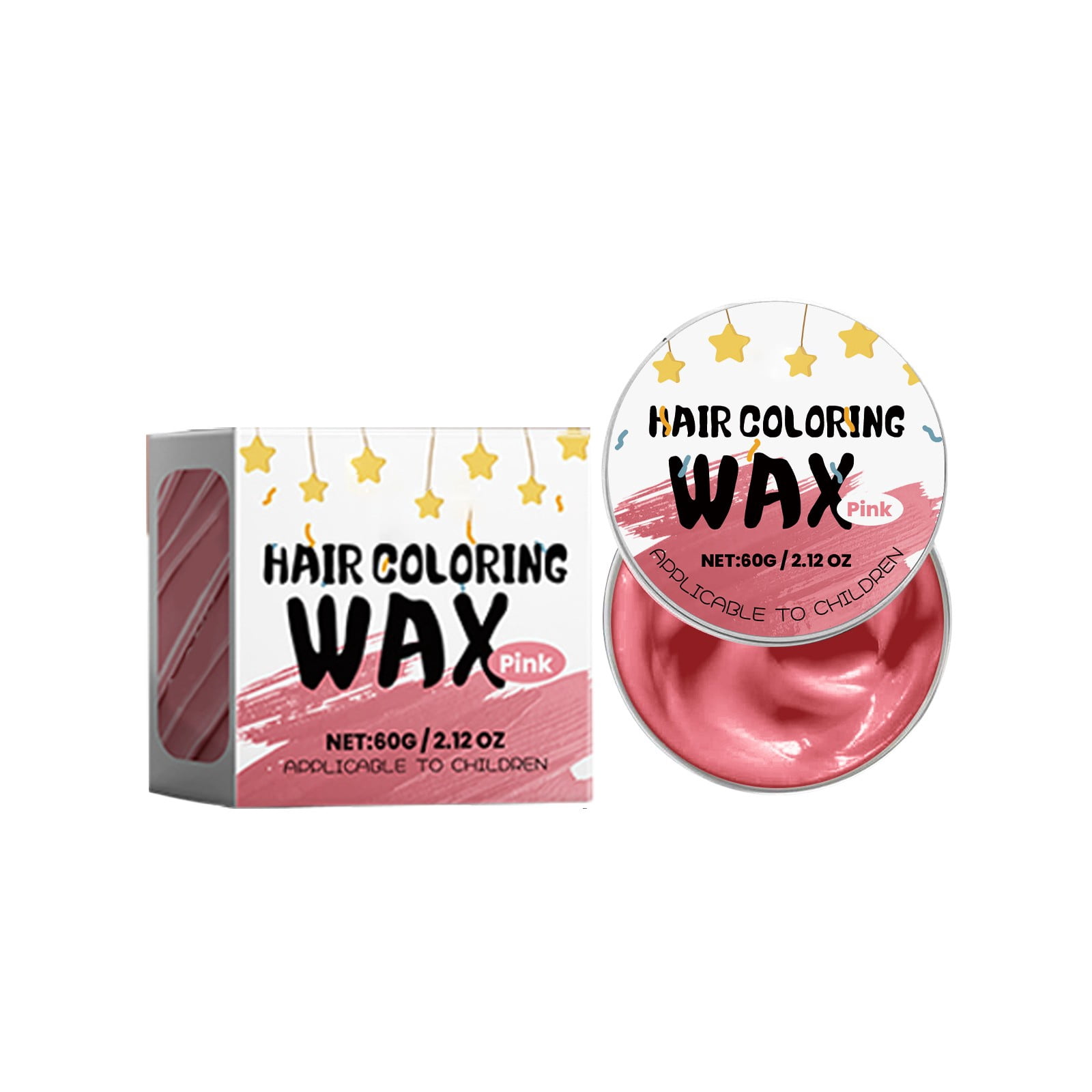 Children's Hair Wax Color Temporary Hair Wax Natural Hairstyle Coloring ...