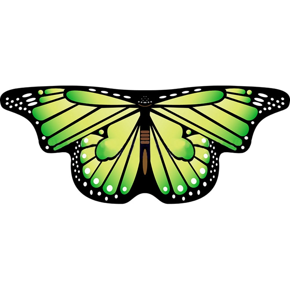 Children's Halloween Butterfly Wing Cape Dress Up Cosplay Costume Cloak ...