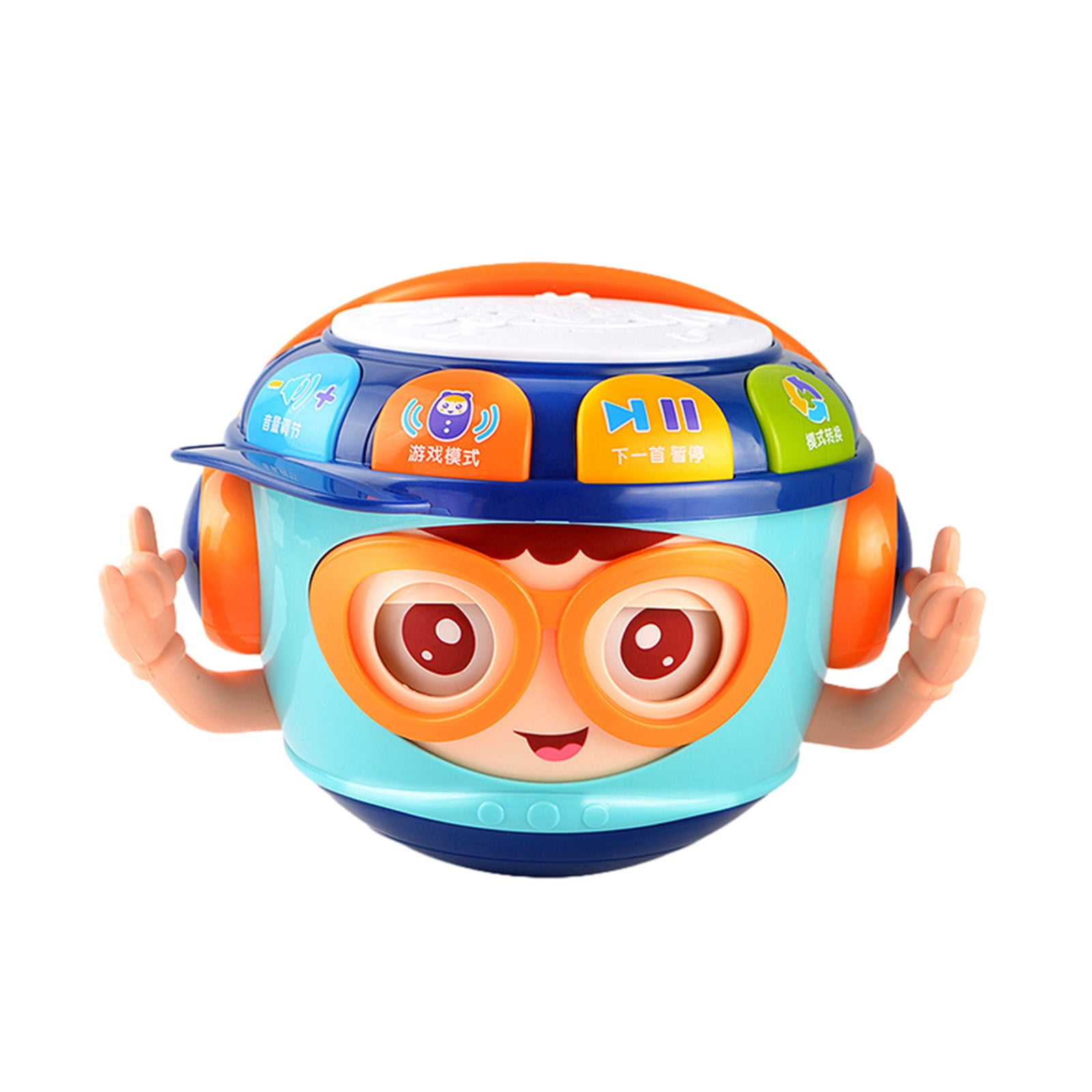 Children's Hand Clap Drum Toy - Light Projection and Music Features for ...