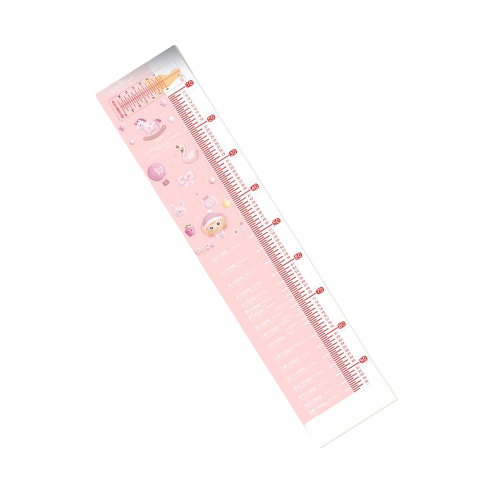 Children's Height Measurement Pad PVC Baby Growth Tracking Ruler Height ...