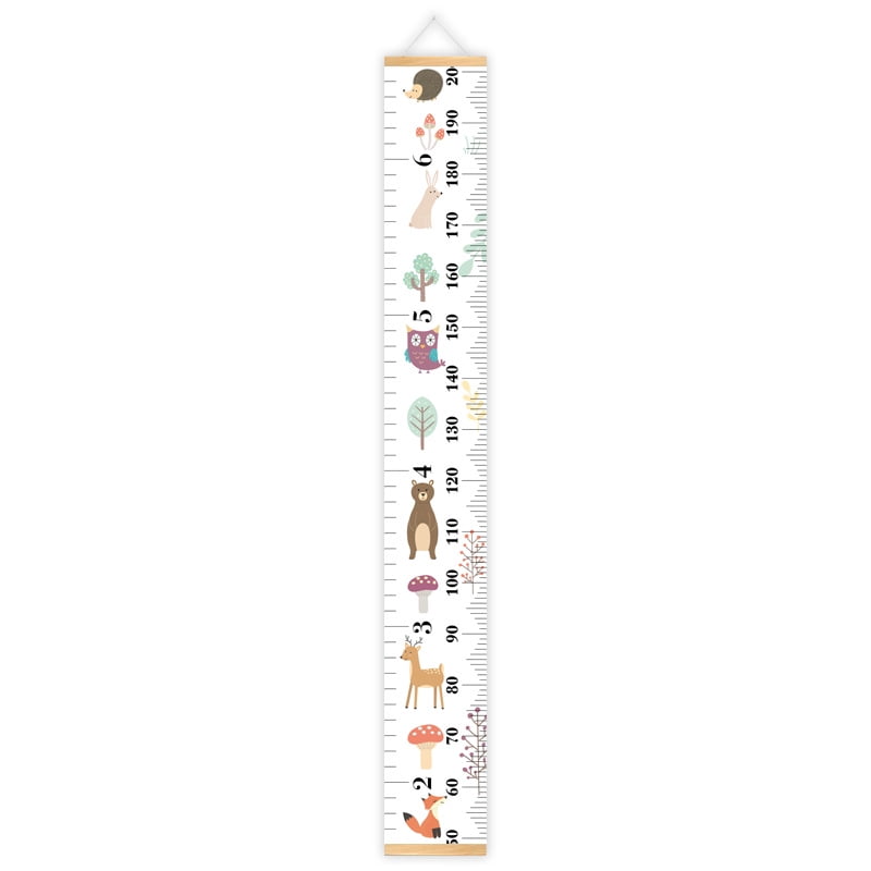 Children's Height Sticker Cartoon Animal Height Measuring Ruler ...