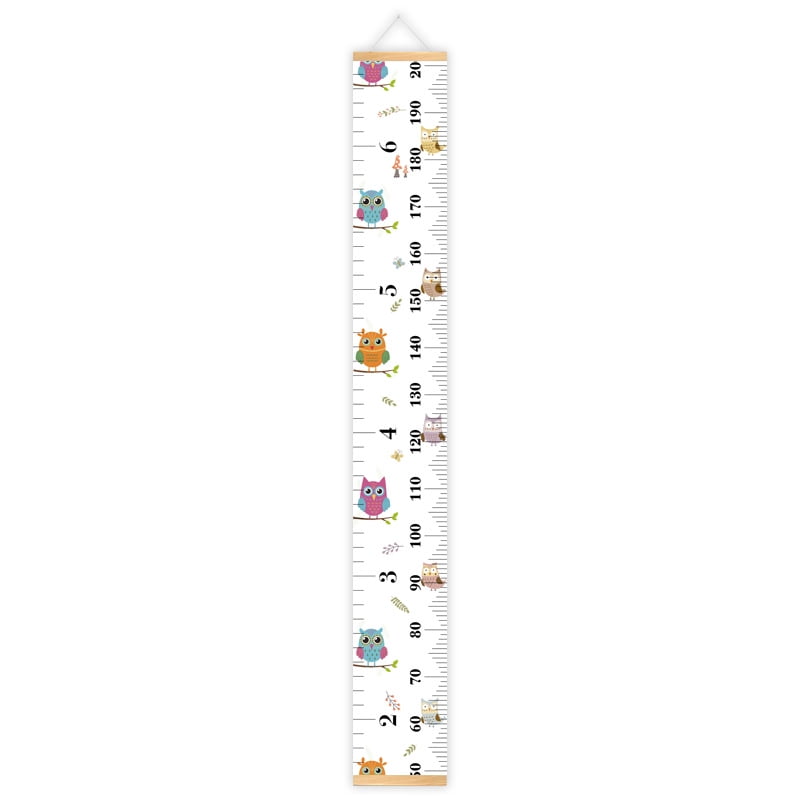 Children's Height Sticker Cartoon Animal Height Measuring Ruler ...