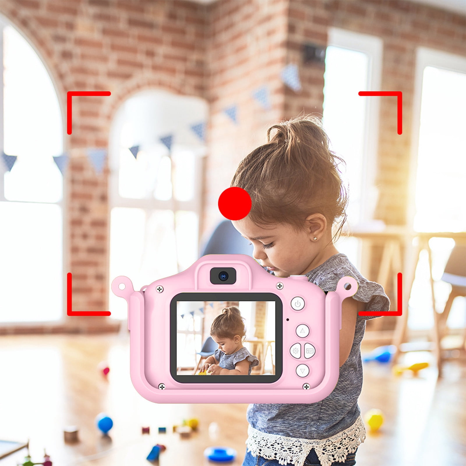 Children's Holiday Gift HD Front And Rear Gamera Mini 2.0 Inch Camera ...