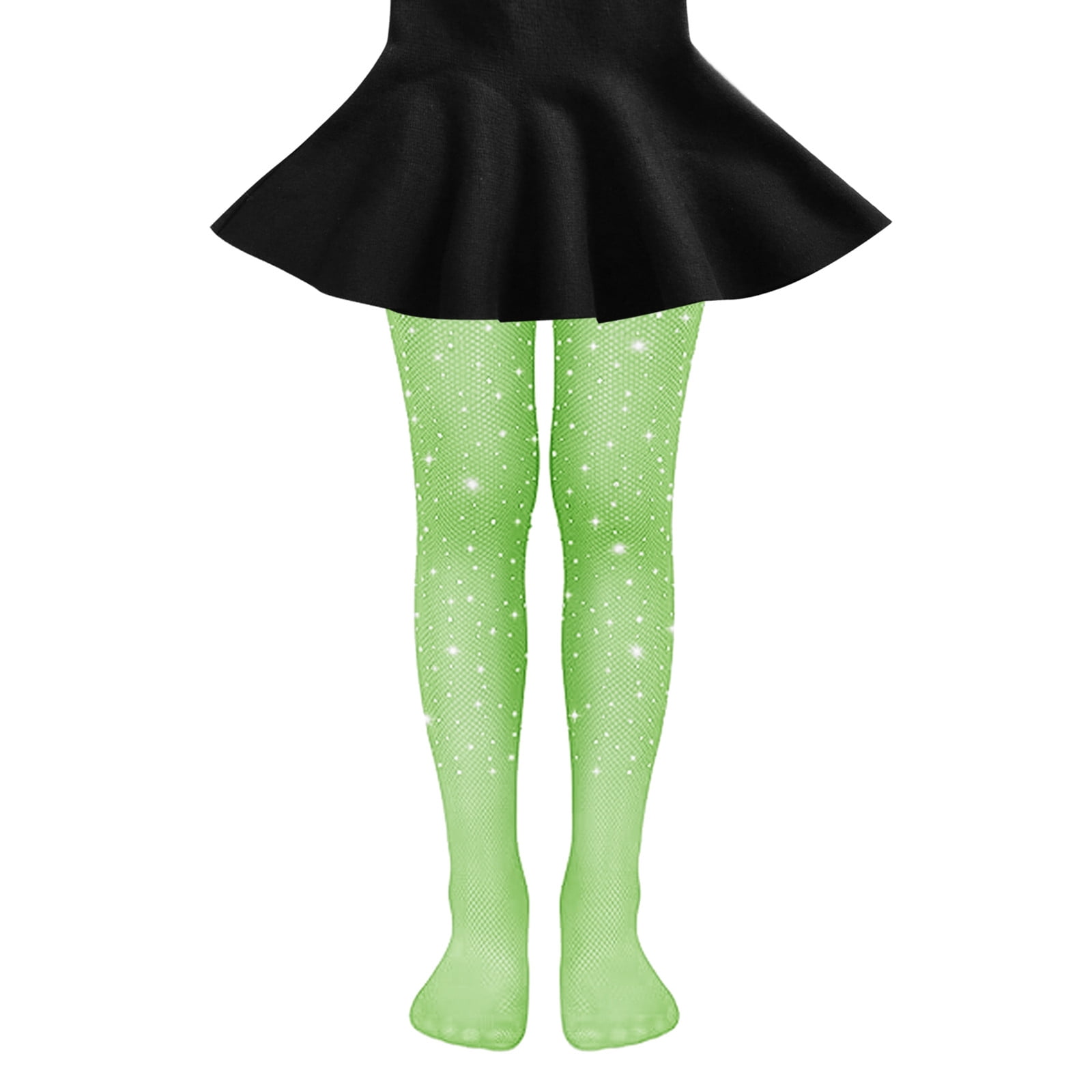 Children's Hosiery Fishnet Dot Drill Pantyhose Band Drill Colored Mesh ...