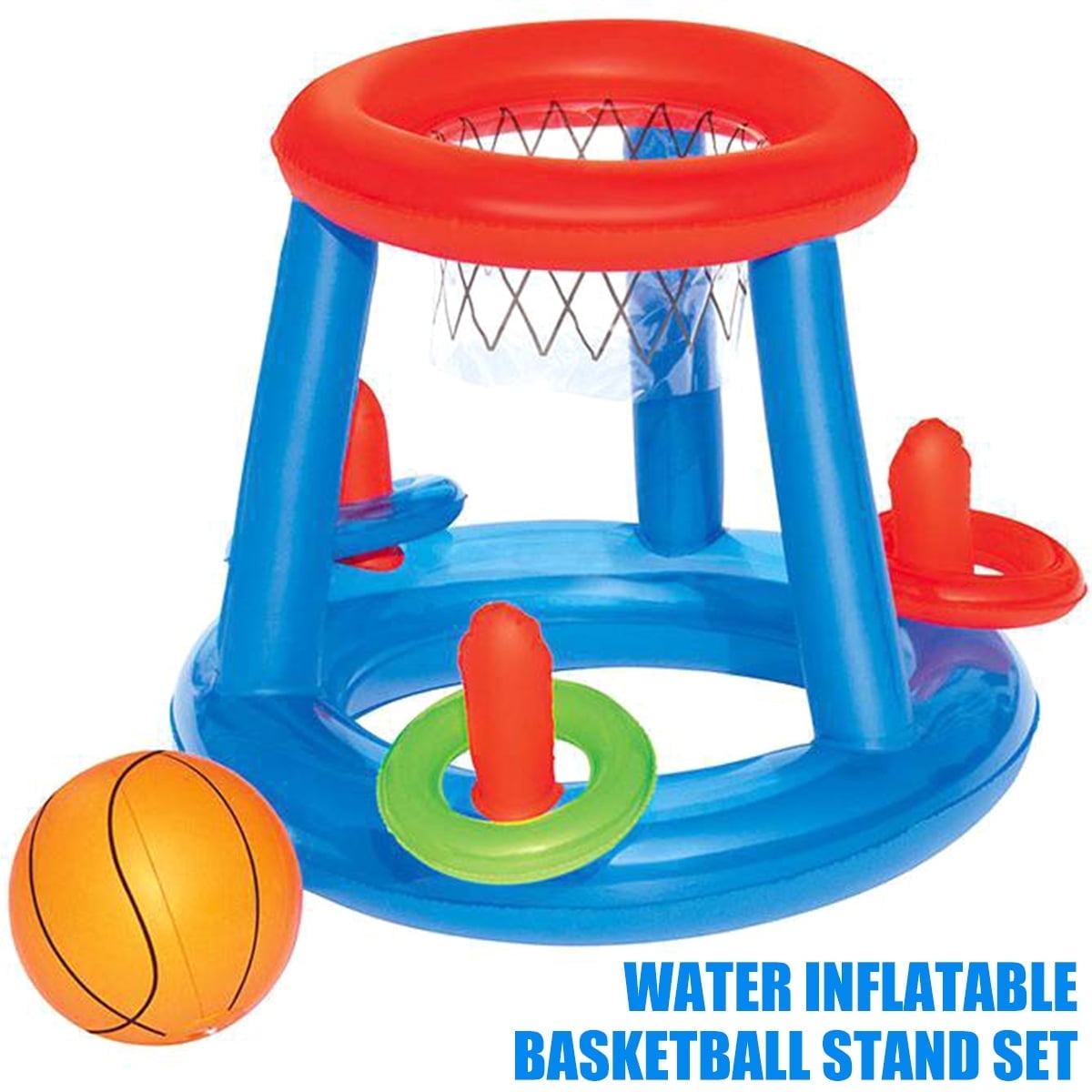 Children's Inflatable Basketball Hoop Swimming Pool Water Floating ...