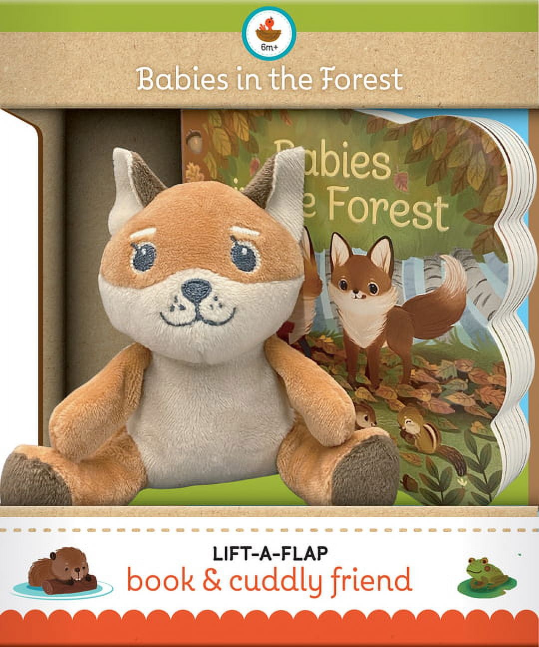 Children's Interactive Lift-A-Flap Board Book and Cuddly Plush Toy ...